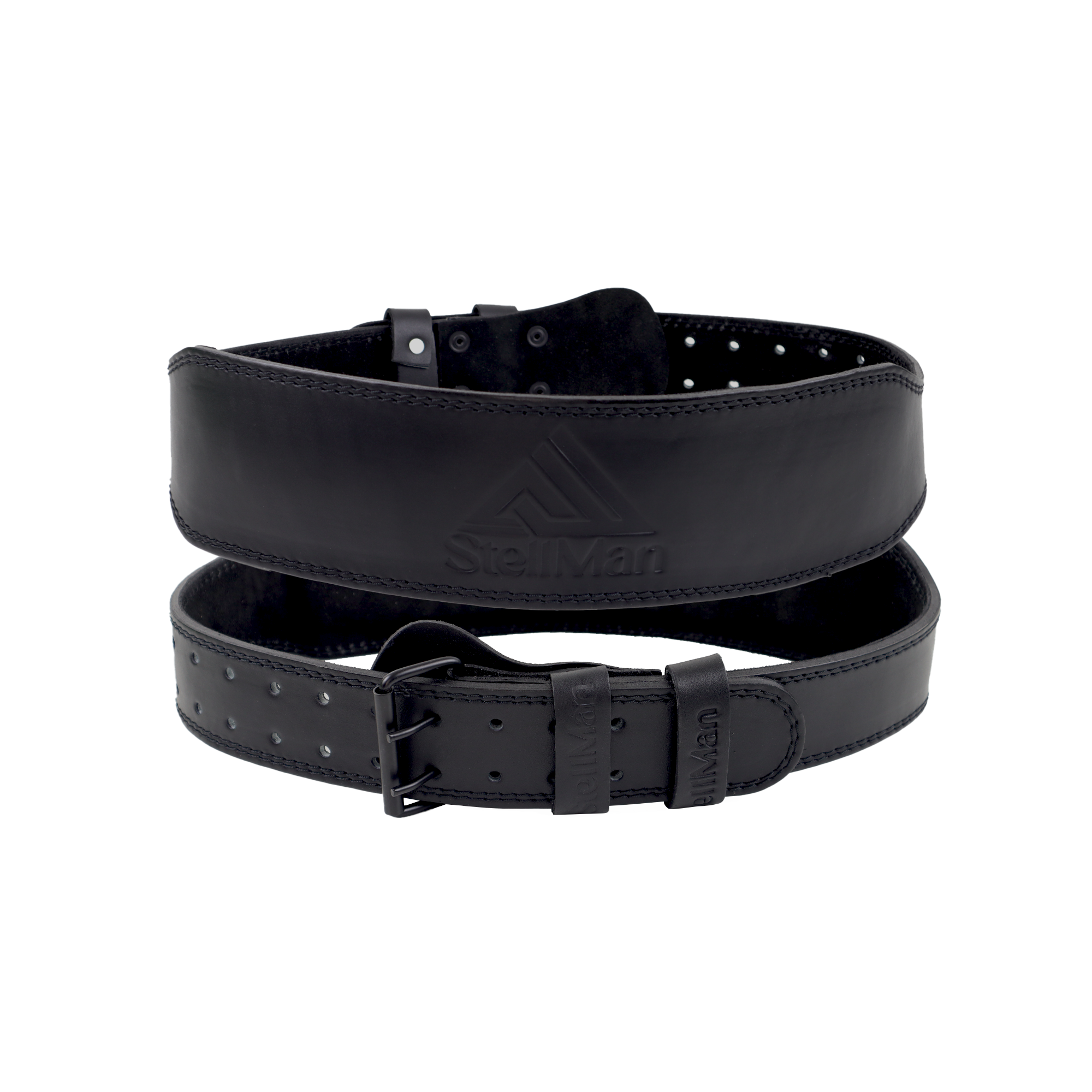 Stellman IronSpine Weight Lifting Belt-Black | Heavy Duty Leather Belt ...