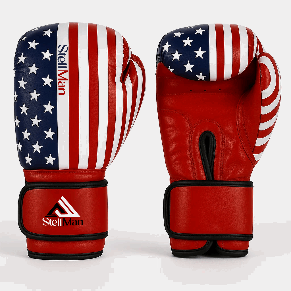 Stellman Gladiator Boxing Gloves - US Flag Design | Durable ...