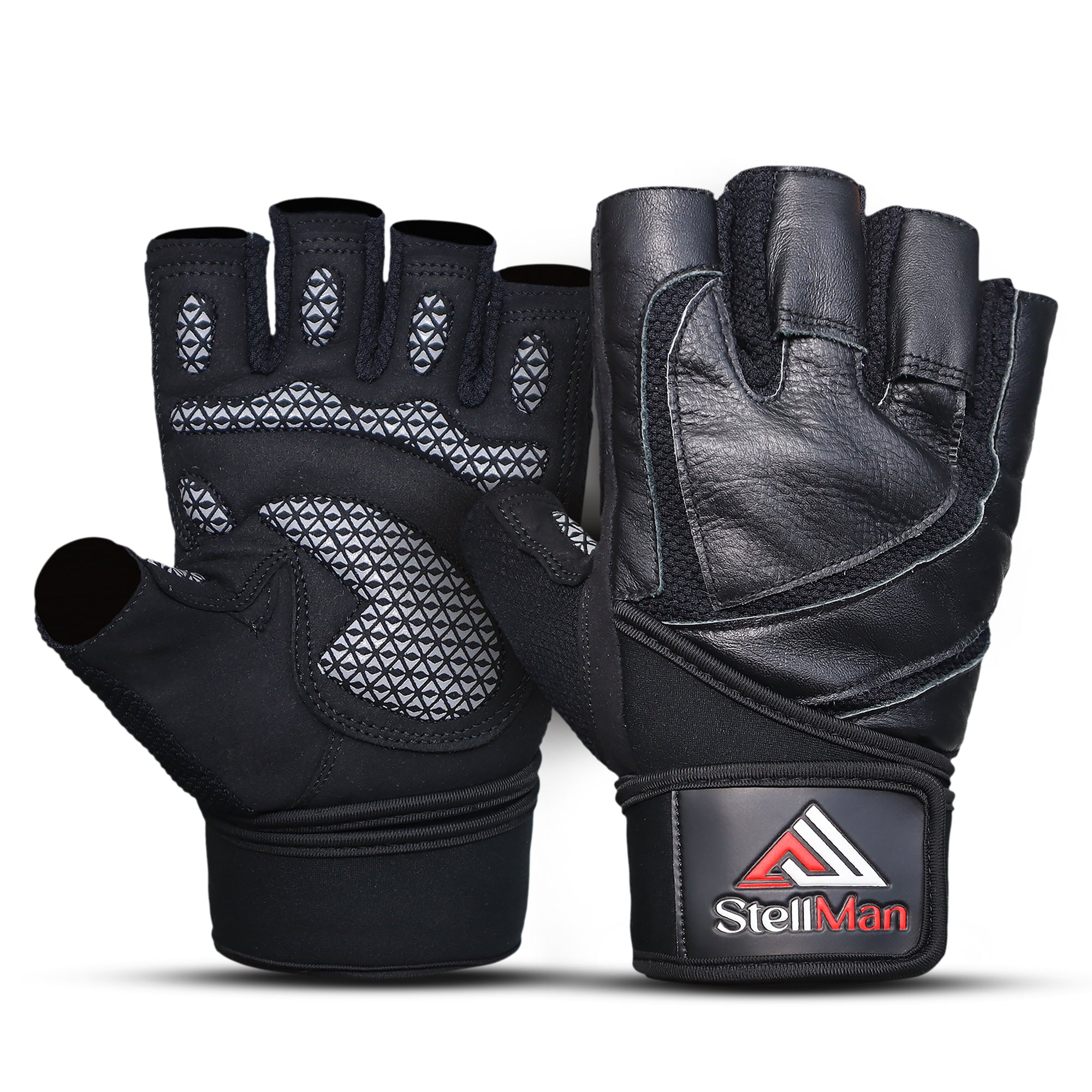 Stellman Apex Strength Gym Gloves | Superior Grip & Wrist Support ...
